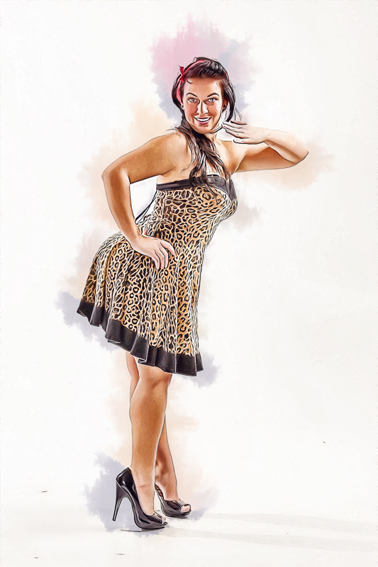 Classic Pinup Photography - I Love Aloha Bob